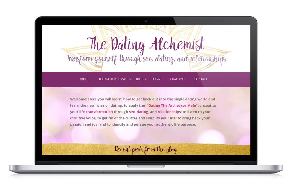 Website and Wordpress Blog Design for Dating Coach | Evergreen Design ...
